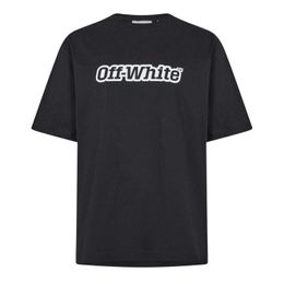 Off-White Off White - "Outline Skate" T-Shirt f&uuml;r Herren (Schwarz/Wei&szlig;)