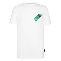 Philipp Plein T-Shirt Round Neck Ss Print Teddy Bear