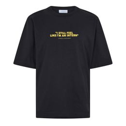 Off-White Off White - "Feel Like An Intern" T-Shirt f&uuml;r Herren (Schwarz)