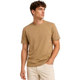 Off-White - T-Shirt f&uuml;r Herren, Baumwolle, Schmal (Beige)