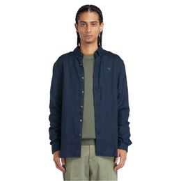 Timberland - Hemd f&uuml;r Herren, Leinen, leger (Dunkel Saphirblau)