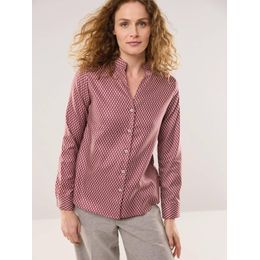 Walbusch Extraglatt Stehkragen Bluse V-Auss
