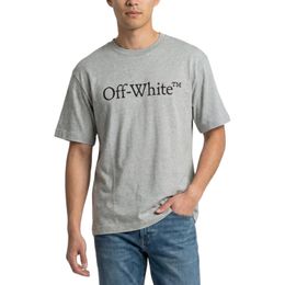 Off-White Off White - "Bkish" T-Shirt f&uuml;r Herren/Damen Unisex (Grau/Schwarz)