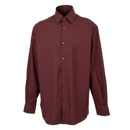 BOSS - Hemd f&uuml;r Herren, Punkt Kragen, Oxford-Stil (Braun)