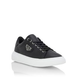 Philipp Plein Leather Lo-Top Sneakers Iconic Plein