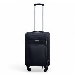 Erweiterbarer Weichschalen-Kabinenkoffer, 50,5 x 37 x 26 cm, Gep&auml;ck, passend f&uuml;r Easyjet, Ryanair