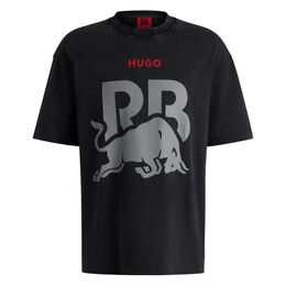 Hugo - "RB F1 Racing" T-Shirt f&uuml;r Herren/Damen Unisex, &Uuml;bergro&szlig; (Schwarz)
