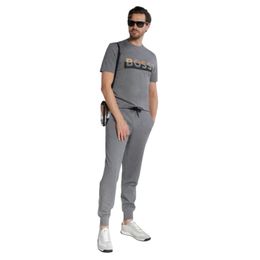 BOSS - T-Shirt f&uuml;r Herren, Regul&auml;r (Mittelgrau)