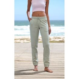 H.I.S. H.I.S Jogginghose salbei Gr. 36/38 f&uuml;r Damen. Mit Bindeband. Bequem