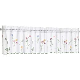 HEINE HOME unisex Scheibengardine wei&szlig;-bunt, Gr&ouml;&szlig;e 30x90 cm