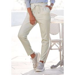Lascana Schlupfhose 'aus super softer Jersey-Qualit&auml;t' gr&uuml;n Gr. 44 f&uuml;r Damen. Figurumspielend