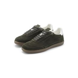 ELBSAND Sneaker 'Schn&uuml;rschuh, Retro Sneaker, Lederschuh, Halbschuh, Ledersneaker' beige Gr. 43. Mit Logodruck