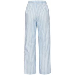 Copenhagen Studios Pyjamahose blau Gr. 34 f&uuml;r Damen. Mit Patch. Bequem. Nachhaltig.