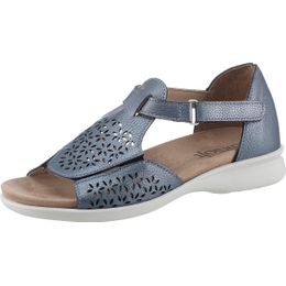 Damen Sandale mit elastischem Vorderfu&szlig;bereich eisblau Gr&ouml;&szlig;e 40