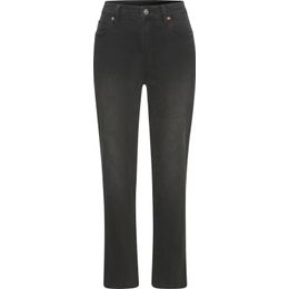 Lascana Damen Ankle-Jeans black washed Gr&ouml;&szlig;e 38