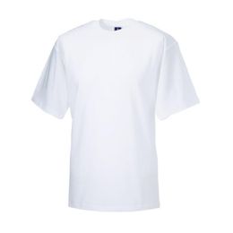 Russel Athletic Russell Herren Organik T-Shirt Kurzarm (Wei&szlig;)