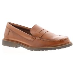 Hush Puppies Verity Slip On Leder Damen Loafer In Tan