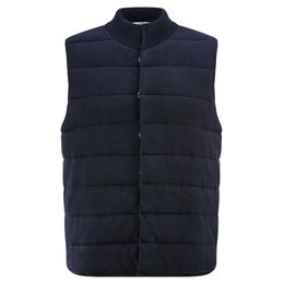 louis sayn - Strickweste, blau, Gr. 52 / XXL - Baumwolle