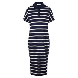 Peter Hahn - Polo-Strickkleid, blau, Gr. 36 / S - Baumwolle