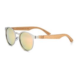 Earth Wood Reine Polarisierte Sonnenbrille - Bambus/Gr&uuml;n