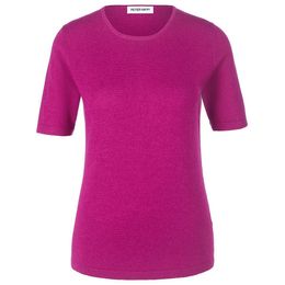 Peter Hahn - Rundhals-Pullover aus Seide mit Kaschmir, pink, Gr. 38 / S - Seide