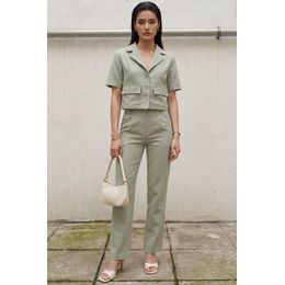 Shirt mit Taschen-Detail und Hose Zweiteiliges Set
