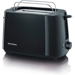 Severin Automatik Toaster 2 Schlitz 700 W schwarz - Campingtoaster