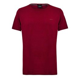 BOSS - "Tessler 33" T-Shirt f&uuml;r Herren, Regul&auml;r (Dunkelrot)