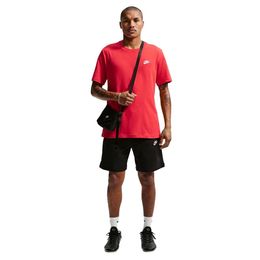 Nike - "Club" T-Shirt f&uuml;r Herren (Rot/Wei&szlig;)