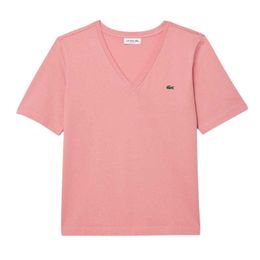 Lacoste - T-Shirt f&uuml;r Damen, Baumwolljersey (Pink)