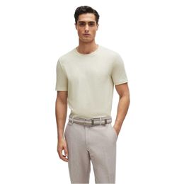 HUGO BOSS - "Boss" T-Shirt f&uuml;r Herren, Baumwolle, Regul&auml;r (Wei&szlig;)