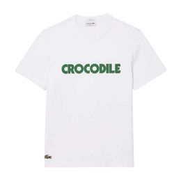 Lacoste - T-Shirt f&uuml;r Herren, Baumwolle (Wei&szlig;)