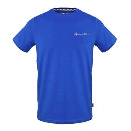 Aquascutum - T-Shirt f&uuml;r Herren, bestickt (Himmel)