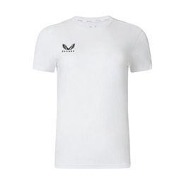 Castore - T-Shirt f&uuml;r Damen, kurz&auml;rmlig (Brillantes Wei&szlig;)