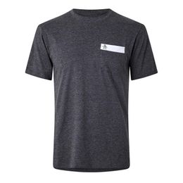 Original Penguin - T-Shirt f&uuml;r Herren, Brusttasche (dunkele Kohle)