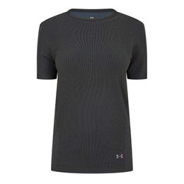 Under Armour - "Rush" T-Shirt f&uuml;r Damen, Nahtlos (Schwarz)