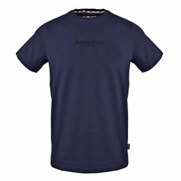 Aquascutum - T-Shirt f&uuml;r Herren, Regul&auml;r (Marine)