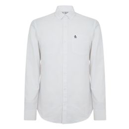 Original Penguin - Button-Down-Hemd f&uuml;r Herren, Oxford Baumwolle (Brillantes Wei&szlig;)