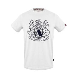 Aquascutum - "London" T-Shirt f&uuml;r Herren (Wei&szlig;)