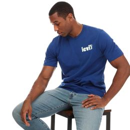 Levi's Levis - T-Shirt f&uuml;r Herren, Rundhalsausschnitt, leger (Dunkelblau)