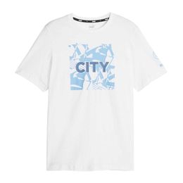 Puma - "Ftblcore" T-Shirt f&uuml;r Herren, Rundhalsausschnitt (Wei&szlig;)
