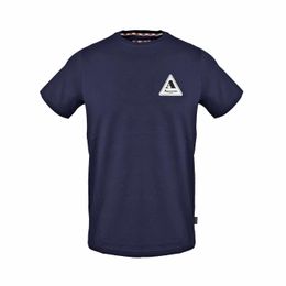 Aquascutum - T-Shirt f&uuml;r Herren, Regul&auml;r (Marine)