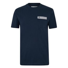 Original Penguin - T-Shirt f&uuml;r Herren, Brusttasche (warmes Blau)