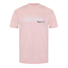 Original Penguin - T-Shirt f&uuml;r Herren, Rundhalsausschnitt, Regul&auml;r (Pink)