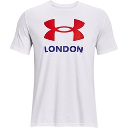 Under Armour - "London" T-Shirt f&uuml;r Herren, Regul&auml;r (Wei&szlig;)