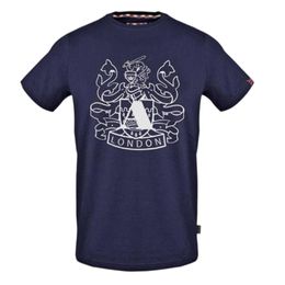 Aquascutum - "Shield Aldis" T-Shirt f&uuml;r Herren (Marine)