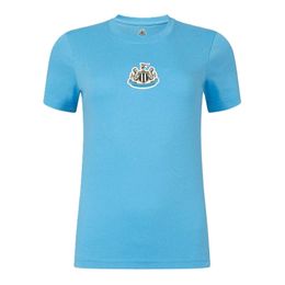 Castore - T-Shirt f&uuml;r Damen, R&uuml;ckseitiger Aufdruck (Azure Blau)