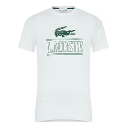 Lacoste - T-Shirt f&uuml;r Herren (Wei&szlig;)