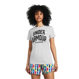 Under Armour - "Pride" T-Shirt f&uuml;r Damen, Rundhalsausschnitt (Grau)