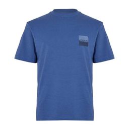 Hugo - T-Shirt f&uuml;r Herren, gerippt (Mittelblau)